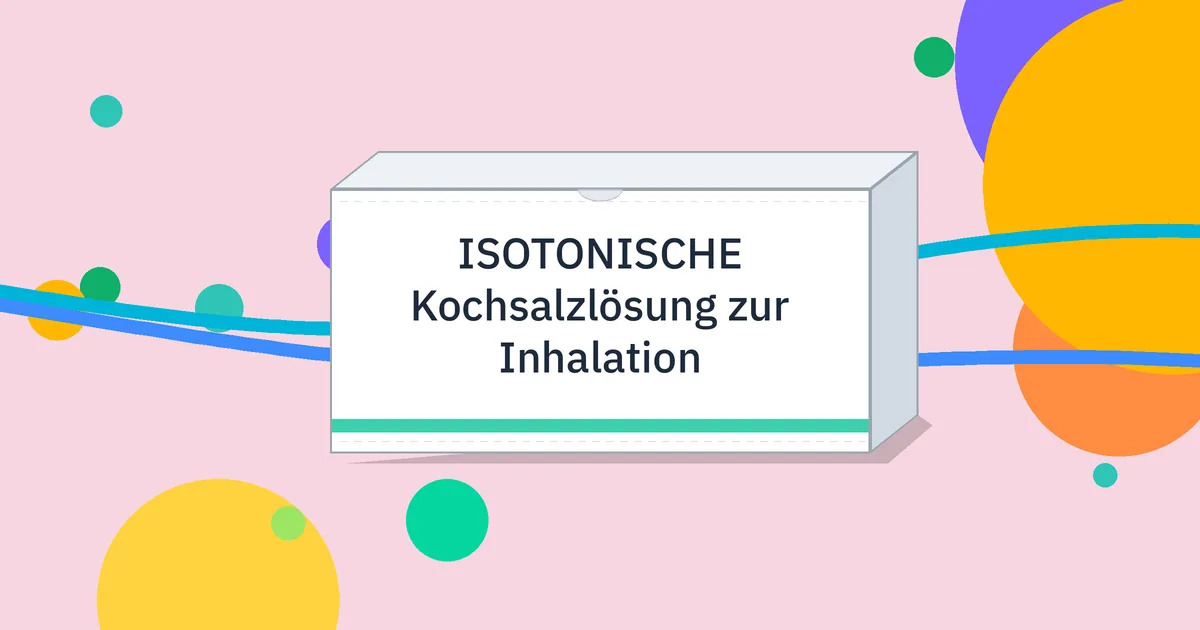 Symbolbild: Packung mit der Aufschrift ISOTONISCHE Kochsalzlösung zur Inhalation (PZN 02295979) – Verfügbarkeit und Bezug in Apotheken in Frankfurt am Main