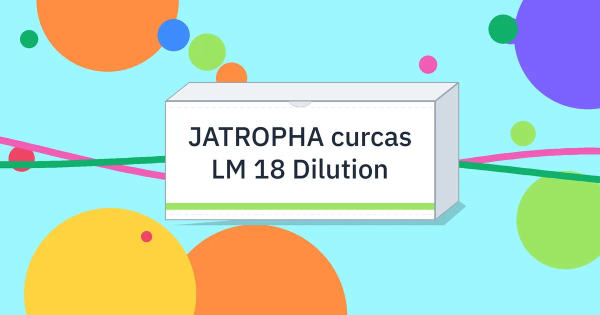 Symbolbild: Packung mit der Aufschrift JATROPHA curcas LM 18 Dilution (PZN 13562395) – Verfügbarkeit und Bezug in Apotheken in Frankfurt am Main