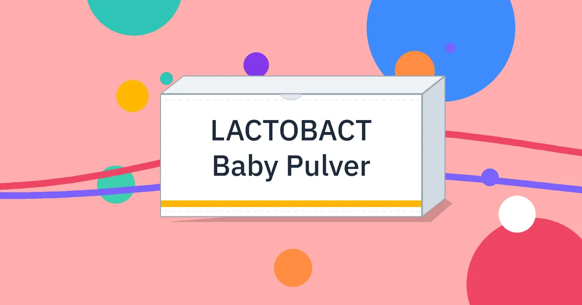 Symbolbild: Packung mit der Aufschrift LACTOBACT Baby Pulver (PZN 04652716) – Verfügbarkeit und Bezug in Apotheken in Frankfurt am Main