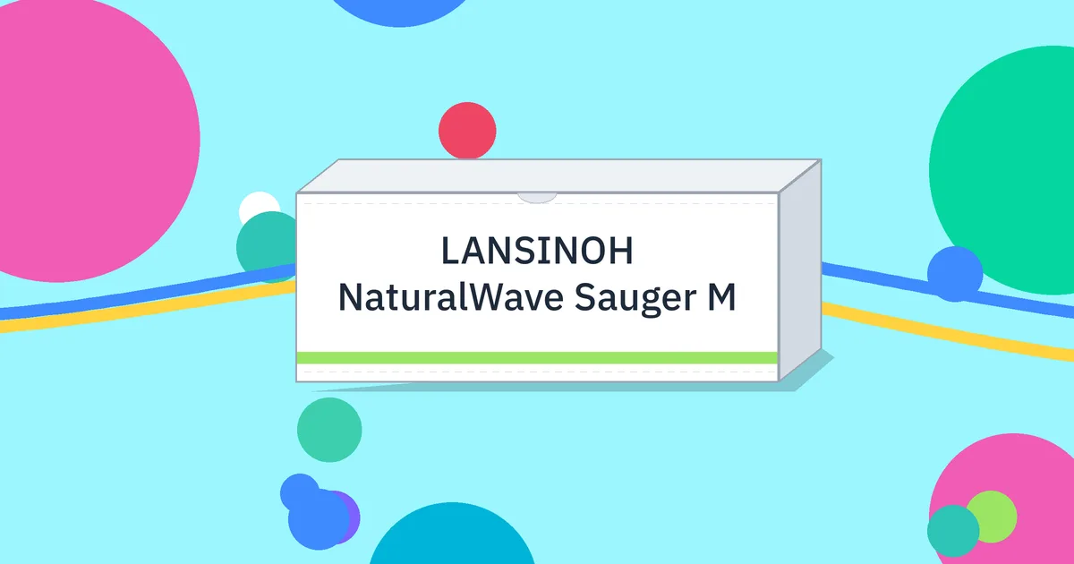 Symbolbild: Packung mit der Aufschrift LANSINOH NaturalWave Sauger M (PZN 10272969) – Verfügbarkeit und Bezug in Apotheken in Frankfurt am Main