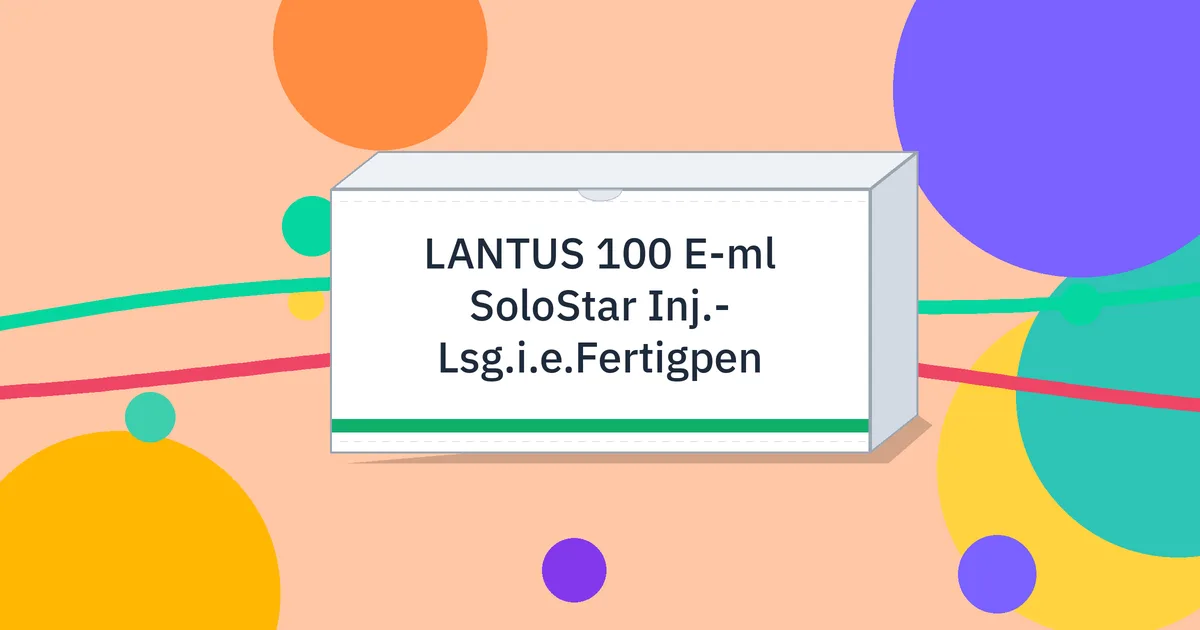 Symbolbild: Packung mit der Aufschrift LANTUS 100 E-ml SoloStar Inj.-Lsg.i.e.Fertigpen (PZN 05387825) – Verfügbarkeit und Bezug in Apotheken in Frankfurt am Main