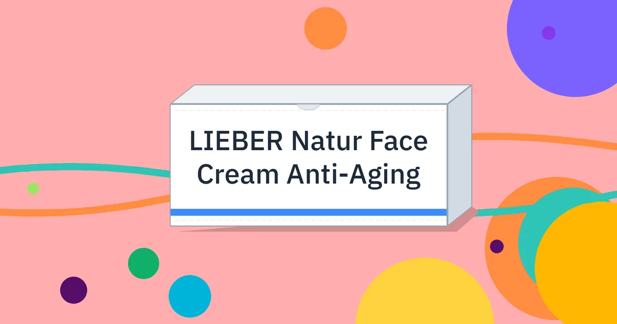 Symbolbild: Packung mit der Aufschrift LIEBER Natur Face Cream Anti-Aging (PZN 18070573) – Verfügbarkeit und Bezug in Apotheken in Frankfurt am Main