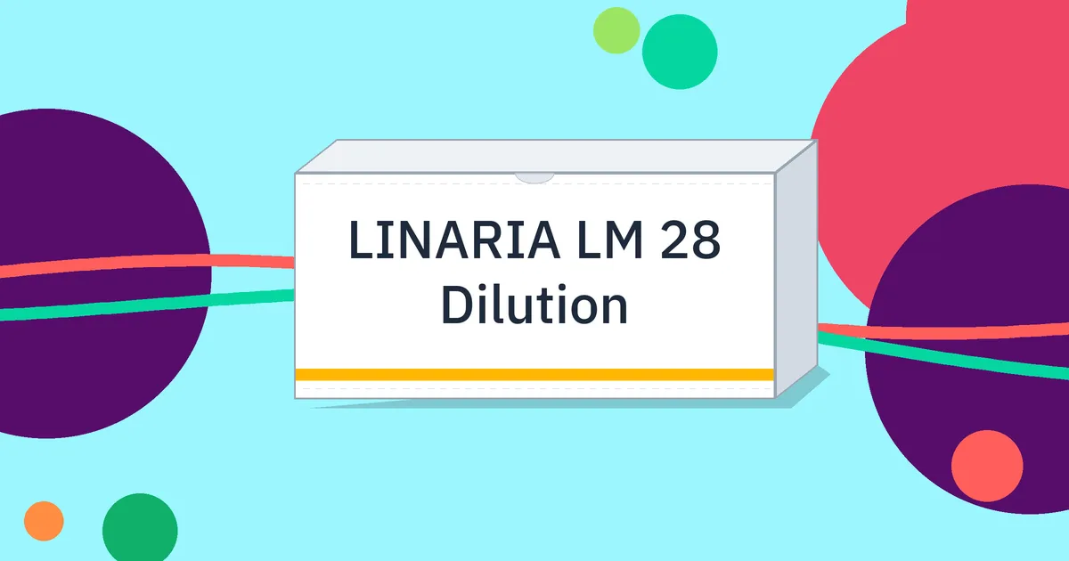 Symbolbild: Packung mit der Aufschrift LINARIA LM 28 Dilution (PZN 13529357) – Verfügbarkeit und Bezug in Apotheken in Frankfurt am Main