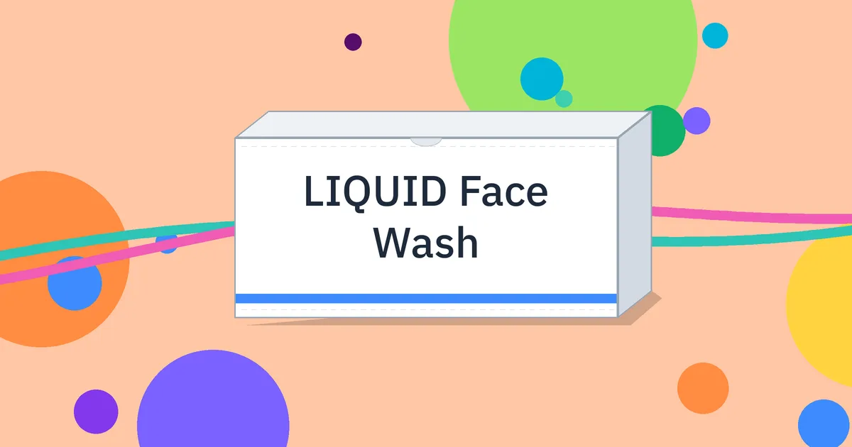 Symbolbild: Packung mit der Aufschrift LIQUID Face Wash (PZN 18896066) – Verfügbarkeit und Bezug in Apotheken in Frankfurt am Main