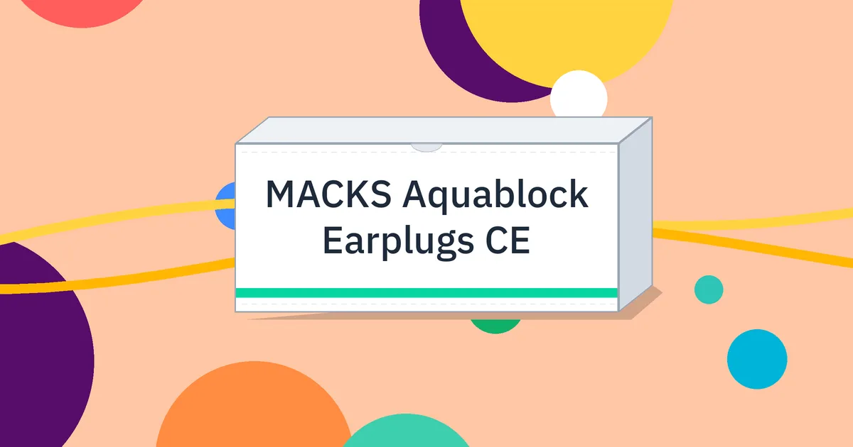 Symbolbild: Packung mit der Aufschrift MACKS Aquablock Earplugs CE (PZN 12670303) – Verfügbarkeit und Bezug in Apotheken in Frankfurt am Main