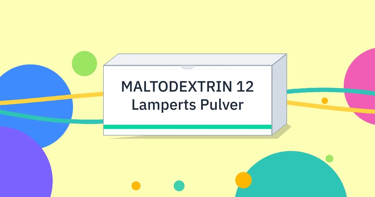 Symbolbild: Packung mit der Aufschrift MALTODEXTRIN 12 Lamperts Pulver (PZN 08484486) – Verfügbarkeit und Bezug in Apotheken in Frankfurt am Main