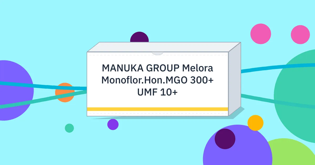 Symbolbild: Packung mit der Aufschrift MANUKA GROUP Melora Monoflor.Hon.MGO 300+ UMF 10+ (PZN 18086404) – Verfügbarkeit und Bezug in Apotheken in Frankfurt am Main