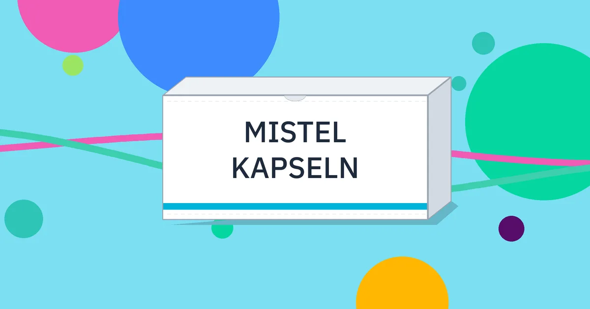 Symbolbild: Packung mit der Aufschrift MISTEL KAPSELN (PZN 20184918) – Verfügbarkeit und Bezug in Apotheken in Frankfurt am Main