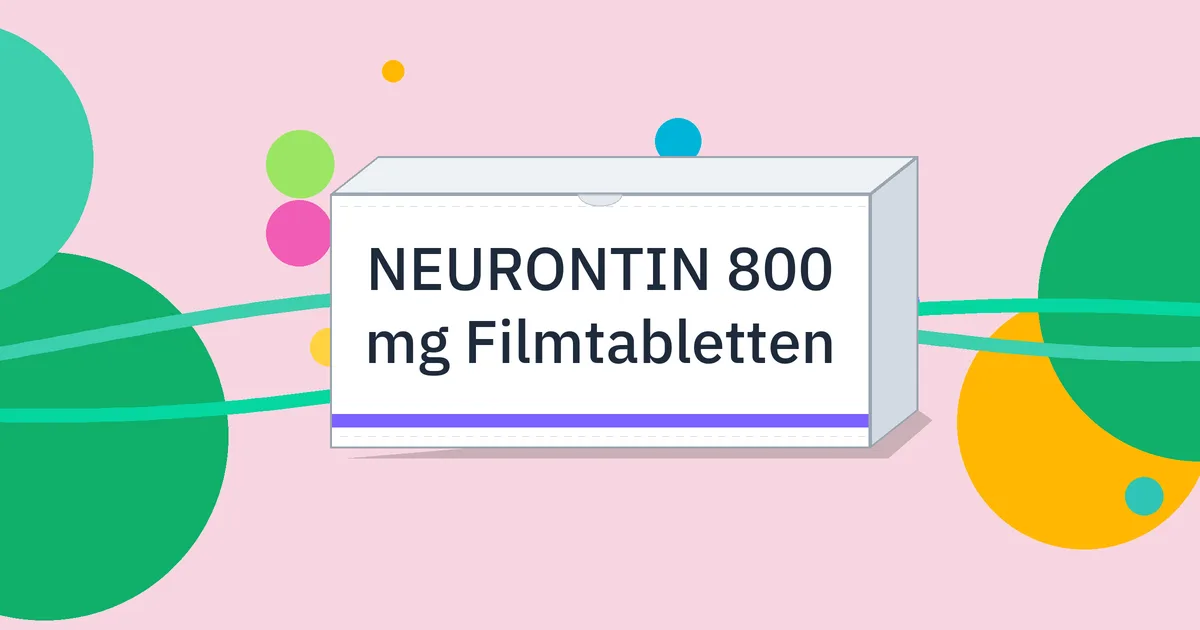 Symbolbild: Packung mit der Aufschrift NEURONTIN 800 mg Filmtabletten (PZN 00326776) – Verfügbarkeit und Bezug in Apotheken in Frankfurt am Main