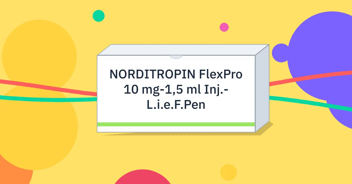 Symbolbild: Packung mit der Aufschrift NORDITROPIN FlexPro 10 mg-1,5 ml Inj.-L.i.e.F.Pen (PZN 10216445) – Verfügbarkeit und Bezug in Apotheken in Frankfurt am Main