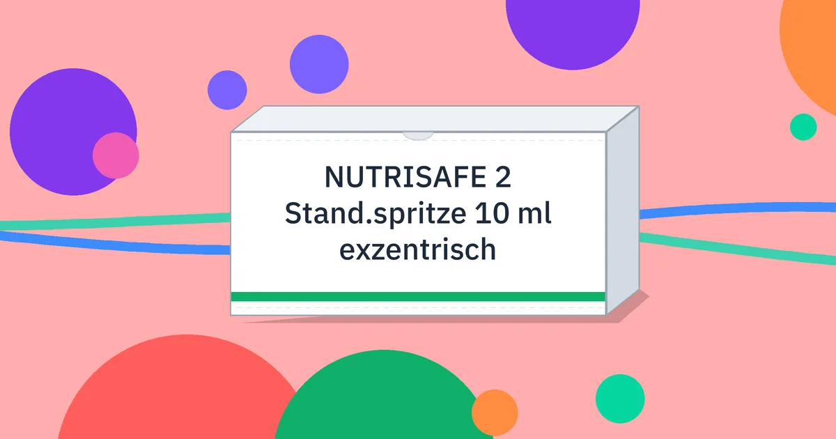 Symbolbild: Packung mit der Aufschrift NUTRISAFE 2 Stand.spritze 10 ml exzentrisch (PZN 09447056) – Verfügbarkeit und Bezug in Apotheken in Frankfurt am Main