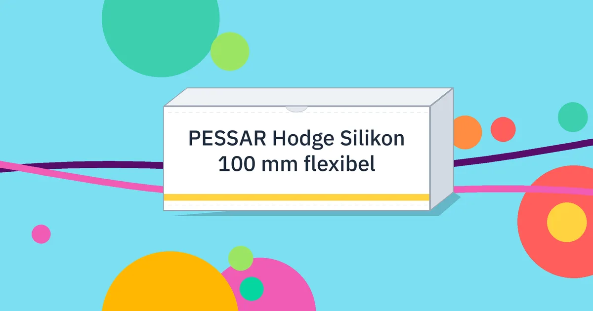Symbolbild: Packung mit der Aufschrift PESSAR Hodge Silikon 100 mm flexibel (PZN 02442794) – Verfügbarkeit und Bezug in Apotheken in Frankfurt am Main