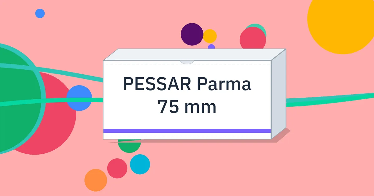 Symbolbild: Packung mit der Aufschrift PESSAR Parma 75 mm (PZN 01734626) – Verfügbarkeit und Bezug in Apotheken in Frankfurt am Main