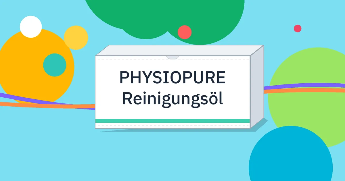 Symbolbild: Packung mit der Aufschrift PHYSIOPURE Reinigungsöl (PZN 20787686) – Verfügbarkeit und Bezug in Apotheken in Frankfurt am Main