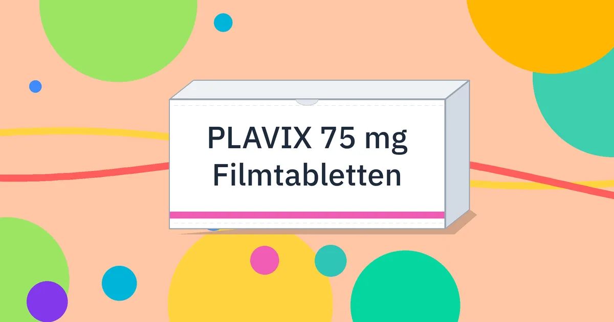 Symbolbild: Packung mit der Aufschrift PLAVIX 75 mg Filmtabletten (PZN 02418910) – Verfügbarkeit und Bezug in Apotheken in Frankfurt am Main