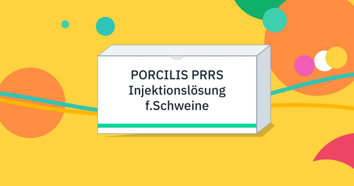 Symbolbild: Packung mit der Aufschrift PORCILIS PRRS Injektionslösung f.Schweine (PZN 03044311) – Verfügbarkeit und Bezug in Apotheken in Frankfurt am Main