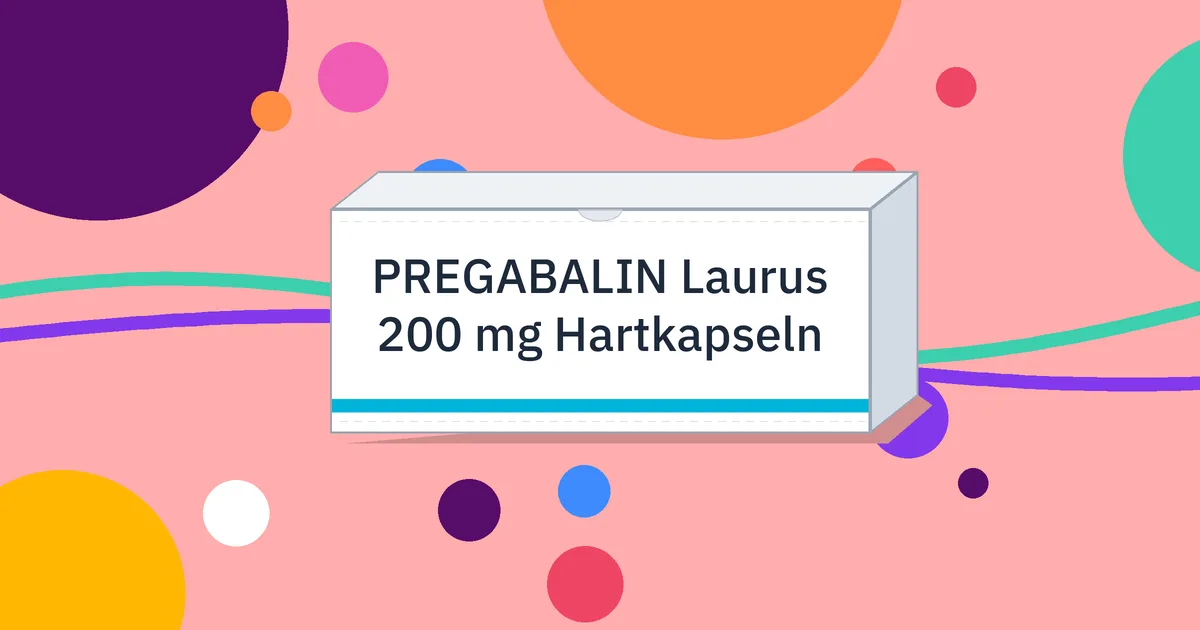 Symbolbild: Packung mit der Aufschrift PREGABALIN Laurus 200 mg Hartkapseln (PZN 16241102) – Verfügbarkeit und Bezug in Apotheken in Frankfurt am Main