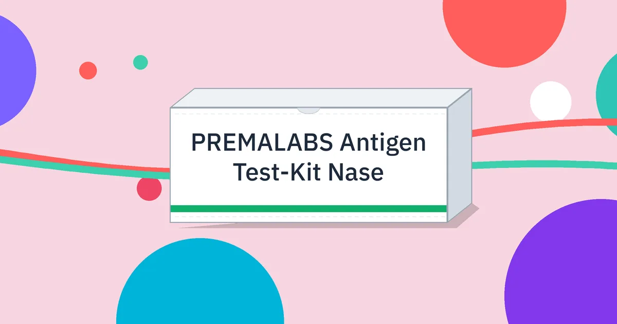 Symbolbild: Packung mit der Aufschrift PREMALABS Antigen Test-Kit Nase (PZN 18242991) – Verfügbarkeit und Bezug in Apotheken in Frankfurt am Main