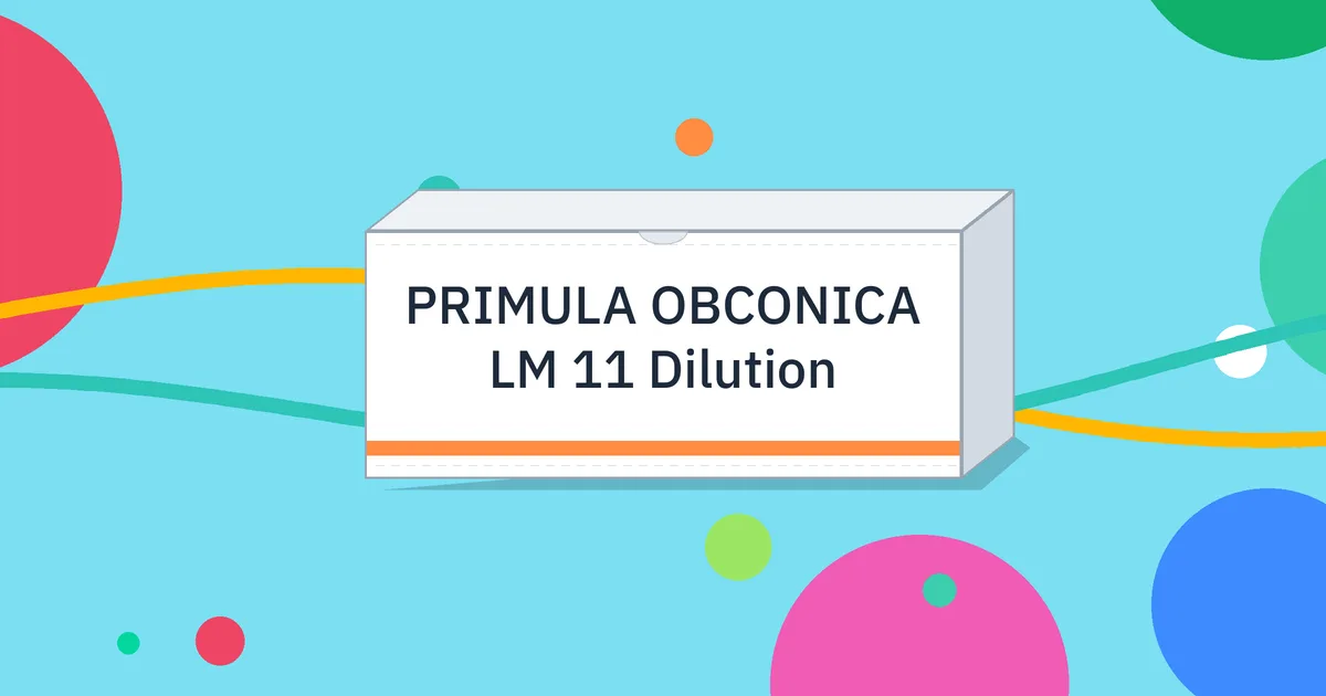 Symbolbild: Packung mit der Aufschrift PRIMULA OBCONICA LM 11 Dilution (PZN 13667013) – Verfügbarkeit und Bezug in Apotheken in Frankfurt am Main