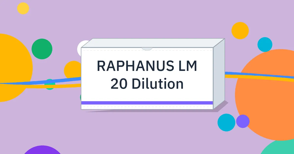 Symbolbild: Packung mit der Aufschrift RAPHANUS LM 20 Dilution (PZN 13677141) – Verfügbarkeit und Bezug in Apotheken in Frankfurt am Main