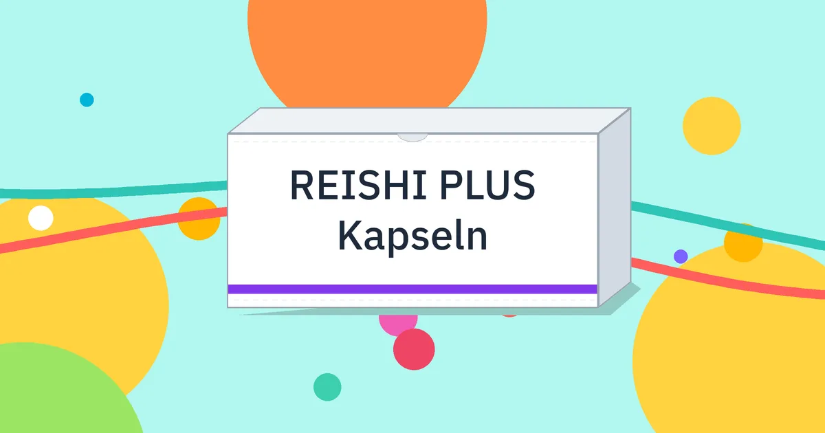Symbolbild: Packung mit der Aufschrift REISHI PLUS Kapseln (PZN 13575009) – Verfügbarkeit und Bezug in Apotheken in Frankfurt am Main