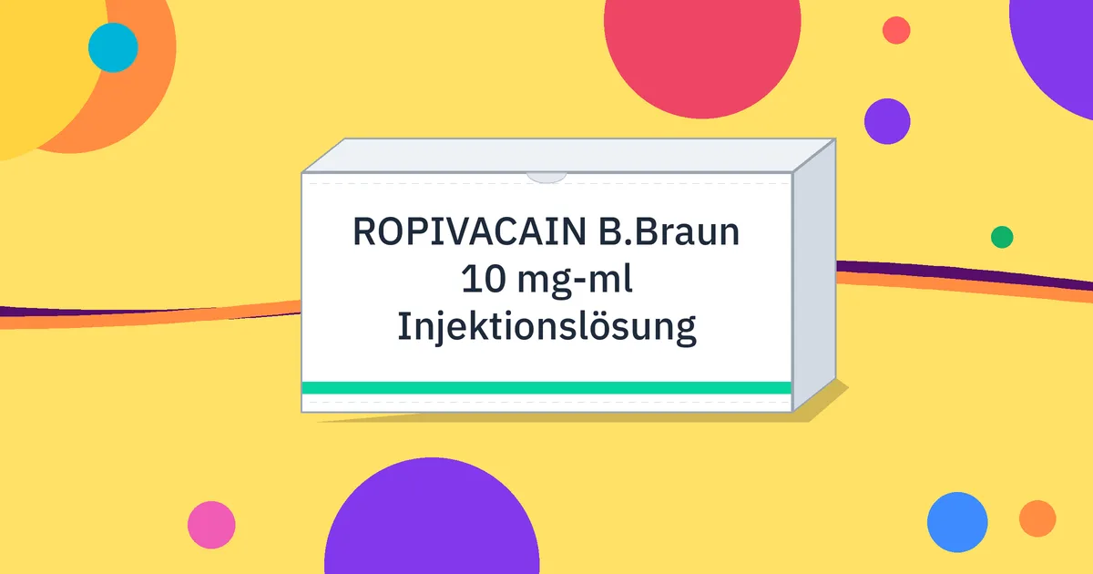Symbolbild: Packung mit der Aufschrift ROPIVACAIN B.Braun 10 mg-ml Injektionslösung (PZN 08812683) – Verfügbarkeit und Bezug in Apotheken in Frankfurt am Main