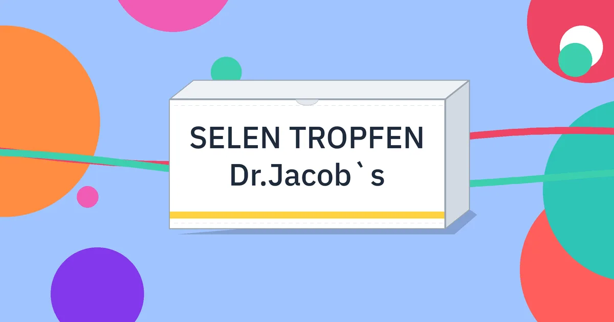 Symbolbild: Packung mit der Aufschrift SELEN TROPFEN Dr.Jacob`s (PZN 19899606) – Verfügbarkeit und Bezug in Apotheken in Frankfurt am Main