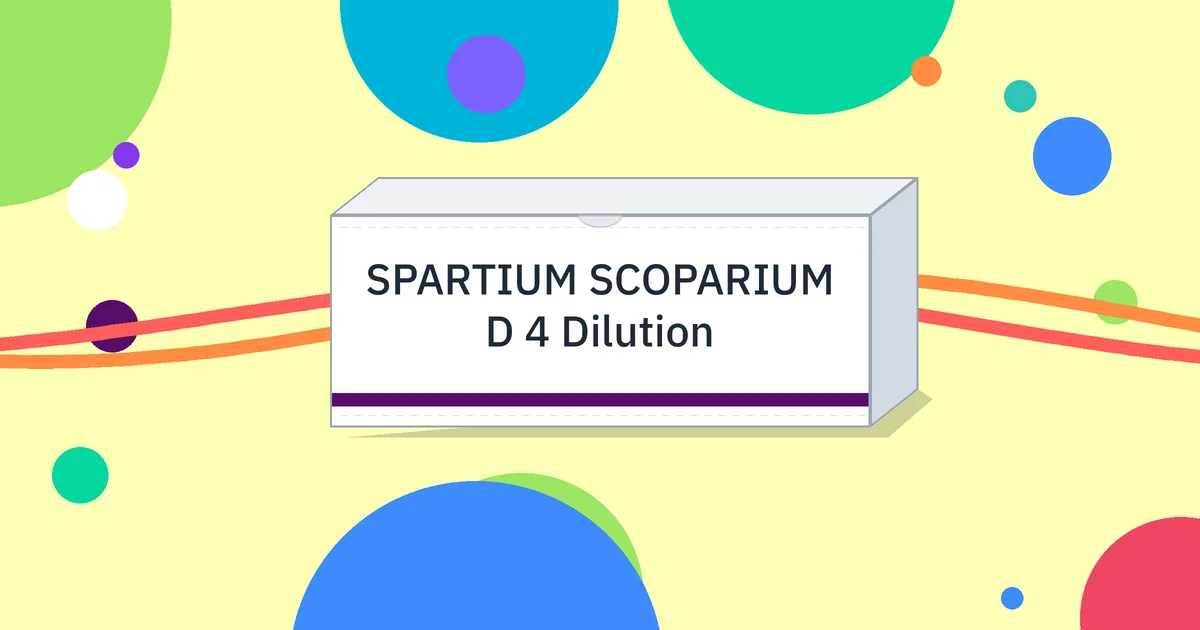 Symbolbild: Packung mit der Aufschrift SPARTIUM SCOPARIUM D 4 Dilution (PZN 02123741) – Verfügbarkeit und Bezug in Apotheken in Frankfurt am Main