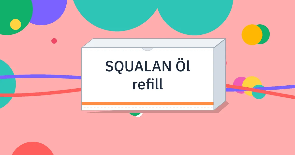 Symbolbild: Packung mit der Aufschrift SQUALAN Öl refill (PZN 19921719) – Verfügbarkeit und Bezug in Apotheken in Frankfurt am Main