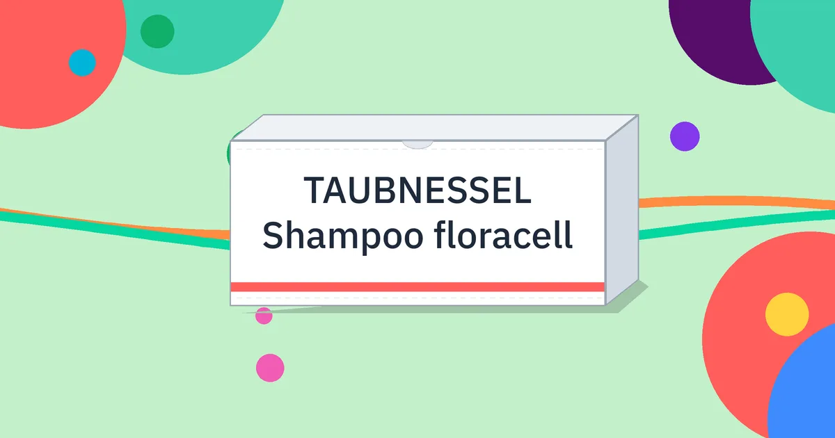 Symbolbild: Packung mit der Aufschrift TAUBNESSEL Shampoo floracell (PZN 02244841) – Verfügbarkeit und Bezug in Apotheken in Frankfurt am Main