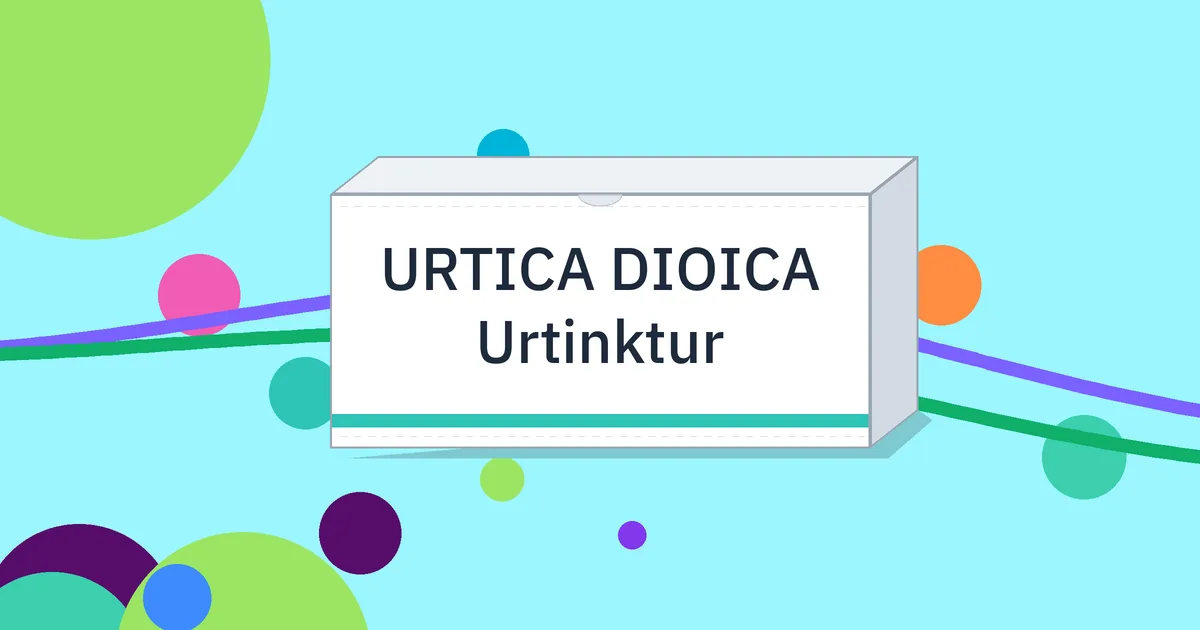 Symbolbild: Packung mit der Aufschrift URTICA DIOICA Urtinktur (PZN 02119432) – Verfügbarkeit und Bezug in Apotheken in Frankfurt am Main