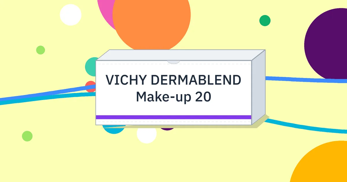 Symbolbild: Packung mit der Aufschrift VICHY DERMABLEND Make-up 20 (PZN 13426485) – Verfügbarkeit und Bezug in Apotheken in Frankfurt am Main
