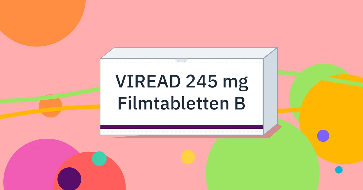Symbolbild: Packung mit der Aufschrift VIREAD 245 mg Filmtabletten B (PZN 05373438) – Verfügbarkeit und Bezug in Apotheken in Frankfurt am Main
