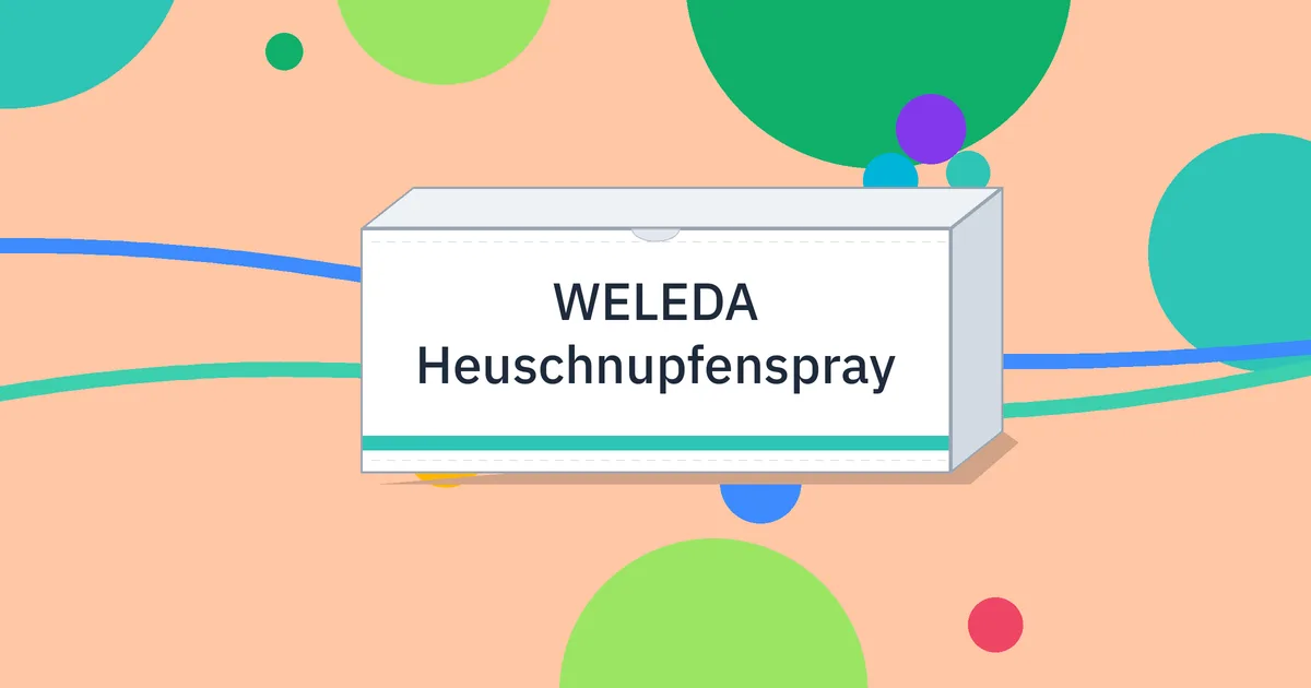 Symbolbild: Packung mit der Aufschrift WELEDA Heuschnupfenspray (PZN 01589928) – Verfügbarkeit und Bezug in Apotheken in Frankfurt am Main