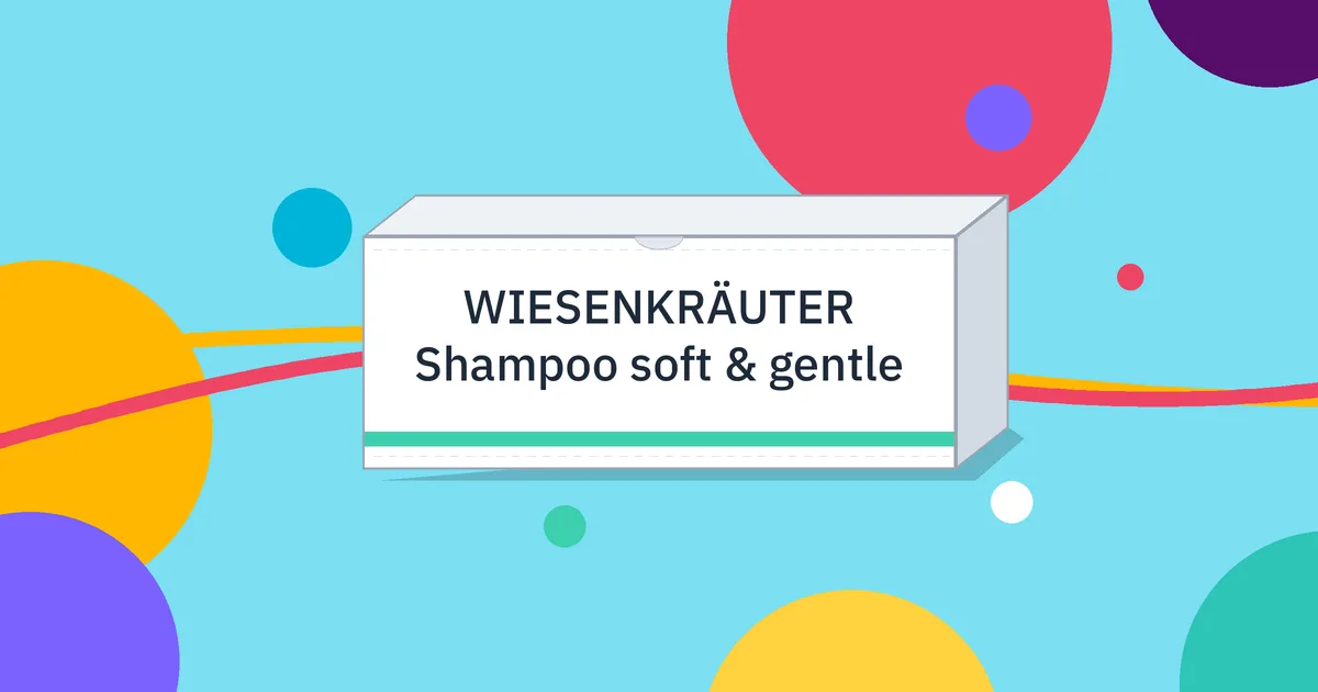 Symbolbild: Packung mit der Aufschrift WIESENKRÄUTER Shampoo soft & gentle (PZN 08846802) – Verfügbarkeit und Bezug in Apotheken in Frankfurt am Main