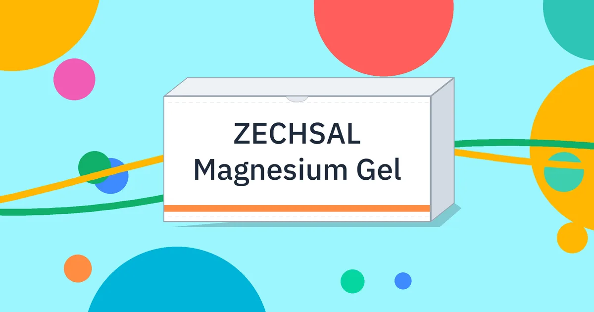 Symbolbild: Packung mit der Aufschrift ZECHSAL Magnesium Gel (PZN 16235751) – Verfügbarkeit und Bezug in Apotheken in Frankfurt am Main
