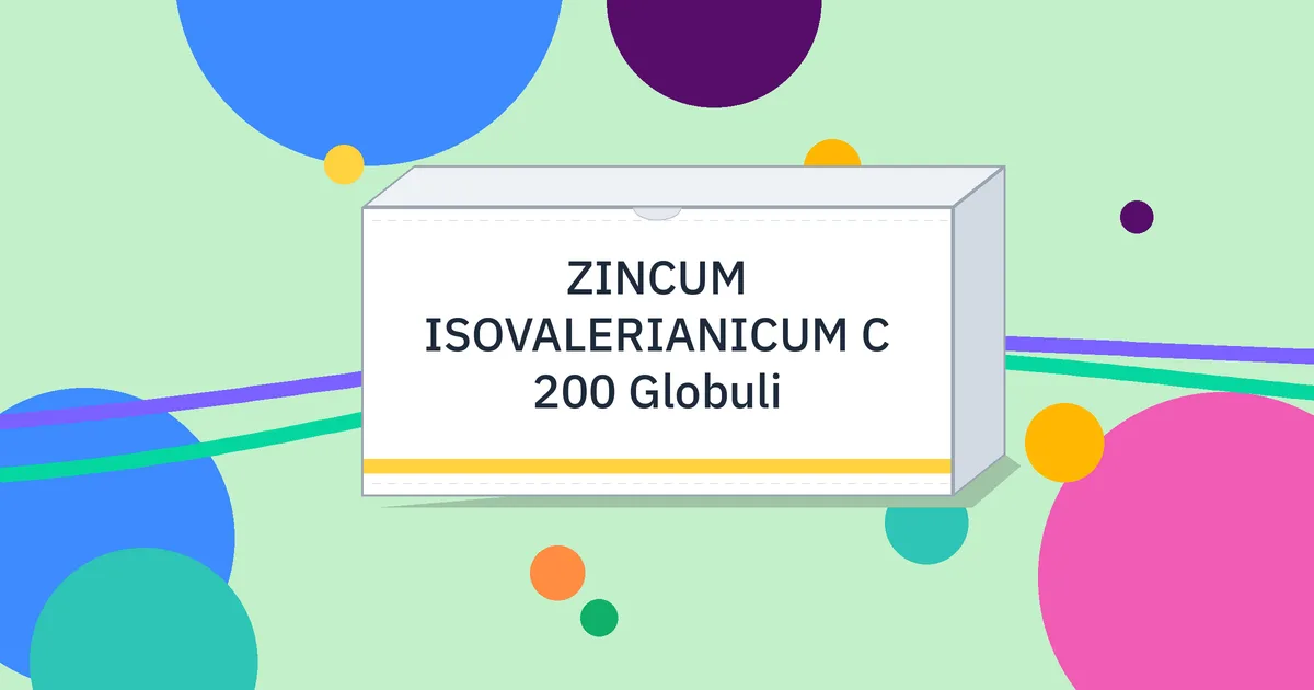 Symbolbild: Packung mit der Aufschrift ZINCUM ISOVALERIANICUM C 200 Globuli (PZN 15330714) – Verfügbarkeit und Bezug in Apotheken in Frankfurt am Main