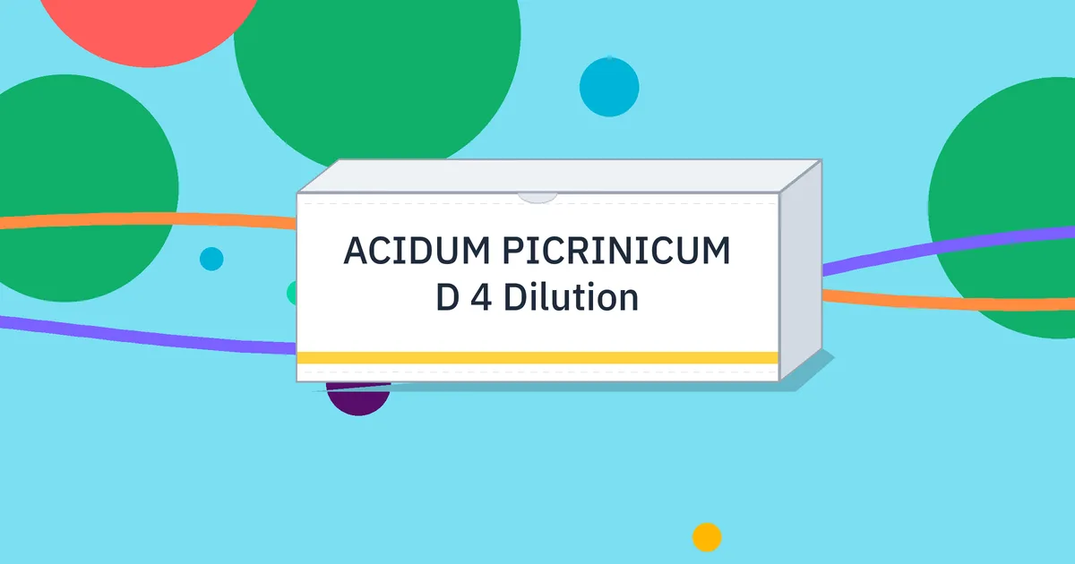 Symbolbild: Packung mit der Aufschrift ACIDUM PICRINICUM D 4 Dilution (PZN 00009030) – Verfügbarkeit und Bezug in Apotheken in Frankfurt am Main