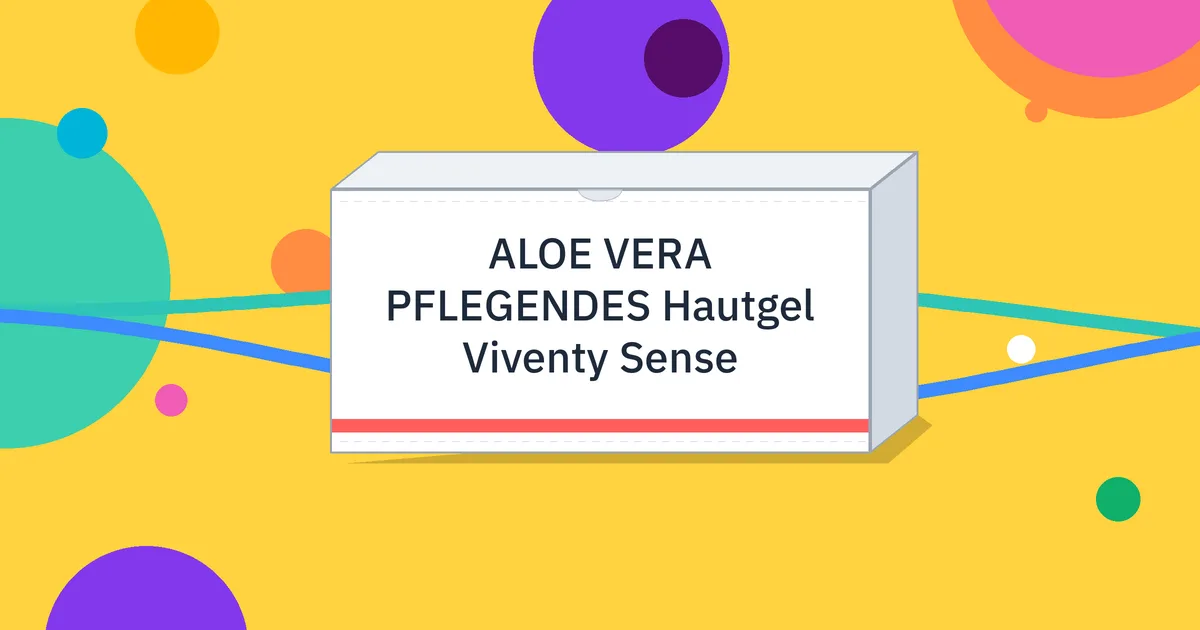 Symbolbild: Packung mit der Aufschrift ALOE VERA PFLEGENDES Hautgel Viventy Sense (PZN 13972495) – Verfügbarkeit und Bezug in Apotheken in Frankfurt am Main