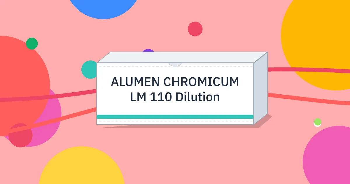 Symbolbild: Packung mit der Aufschrift ALUMEN CHROMICUM LM 110 Dilution (PZN 13316070) – Verfügbarkeit und Bezug in Apotheken in Frankfurt am Main