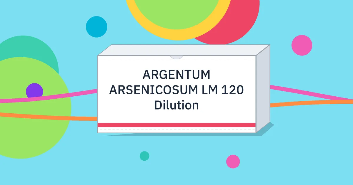 Symbolbild: Packung mit der Aufschrift ARGENTUM ARSENICOSUM LM 120 Dilution (PZN 12767209) – Verfügbarkeit und Bezug in Apotheken in Frankfurt am Main