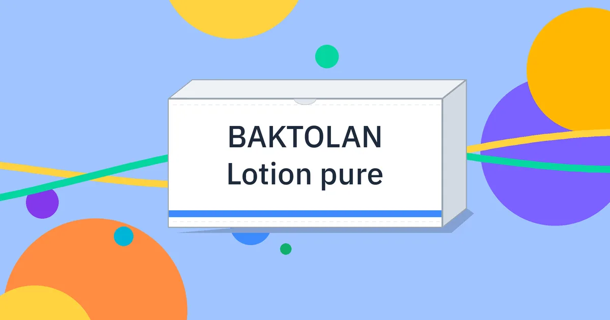 Symbolbild: Packung mit der Aufschrift BAKTOLAN Lotion pure (PZN 15567899) – Verfügbarkeit und Bezug in Apotheken in Frankfurt am Main