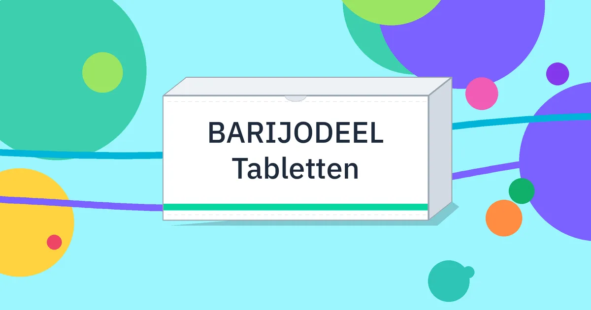 Symbolbild: Packung mit der Aufschrift BARIJODEEL Tabletten (PZN 00106678) – Verfügbarkeit und Bezug in Apotheken in Frankfurt am Main