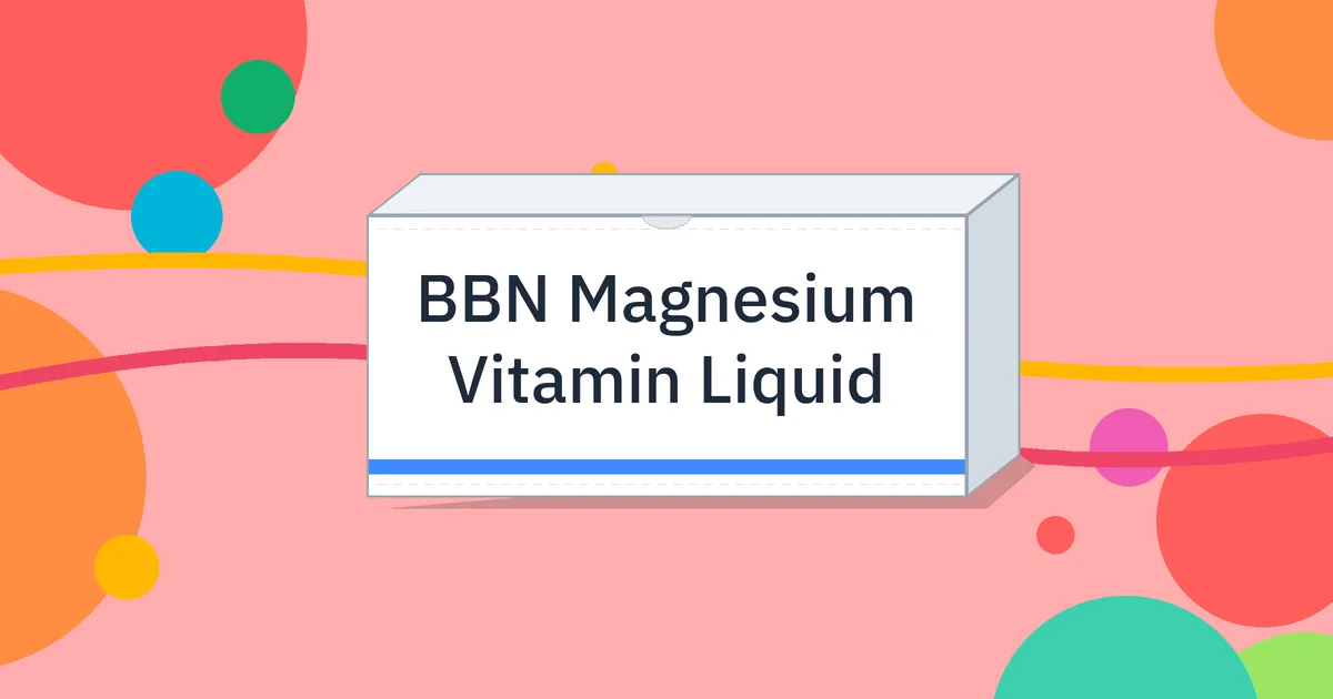 Symbolbild: Packung mit der Aufschrift BBN Magnesium Vitamin Liquid (PZN 06080543) – Verfügbarkeit und Bezug in Apotheken in Frankfurt am Main