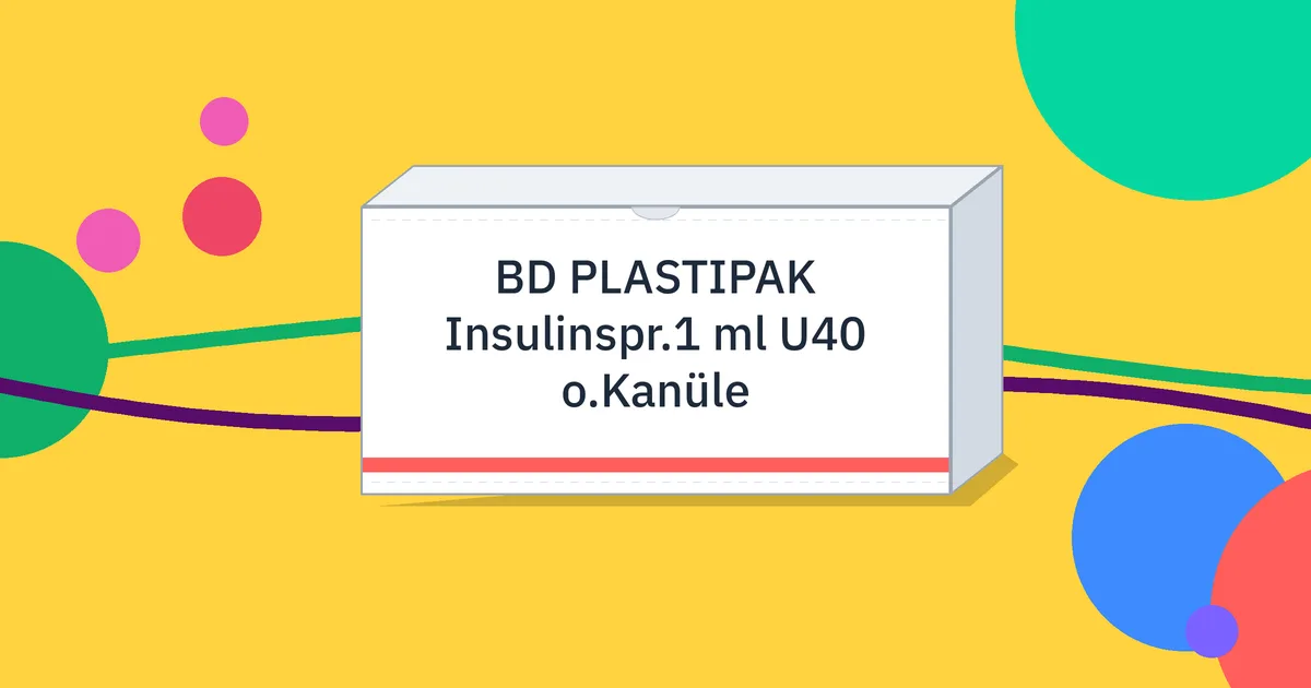 Symbolbild: Packung mit der Aufschrift BD PLASTIPAK Insulinspr.1 ml U40 o.Kanüle (PZN 11652912) – Verfügbarkeit und Bezug in Apotheken in Frankfurt am Main