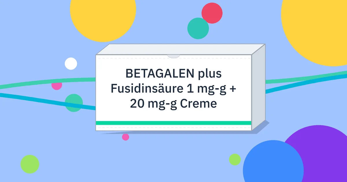 Symbolbild: Packung mit der Aufschrift BETAGALEN plus Fusidinsäure 1 mg-g + 20 mg-g Creme (PZN 19461086) – Verfügbarkeit und Bezug in Apotheken in Frankfurt am Main