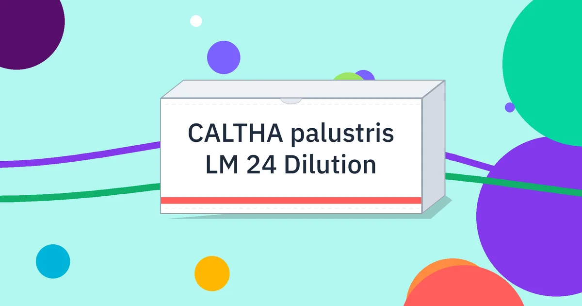 Symbolbild: Packung mit der Aufschrift CALTHA palustris LM 24 Dilution (PZN 13411727) – Verfügbarkeit und Bezug in Apotheken in Frankfurt am Main