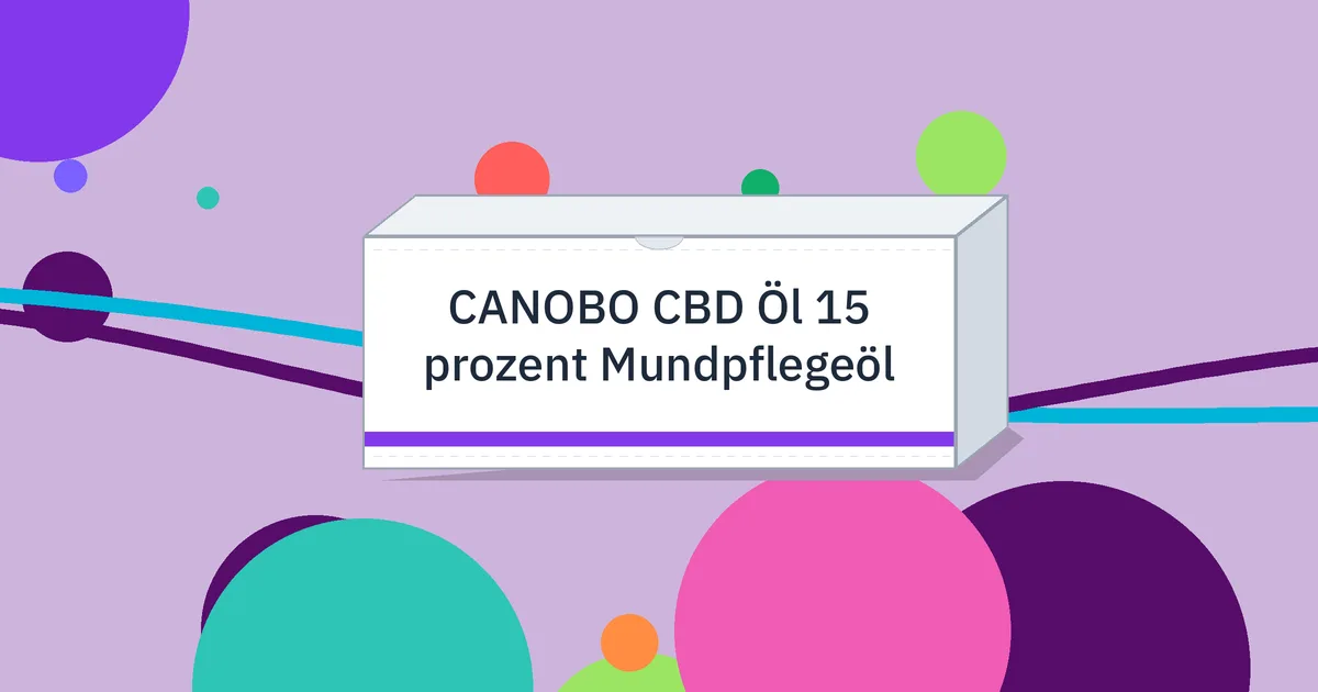 Symbolbild: Packung mit der Aufschrift CANOBO CBD Öl 15 prozent Mundpflegeöl (PZN 19752398) – Verfügbarkeit und Bezug in Apotheken in Frankfurt am Main