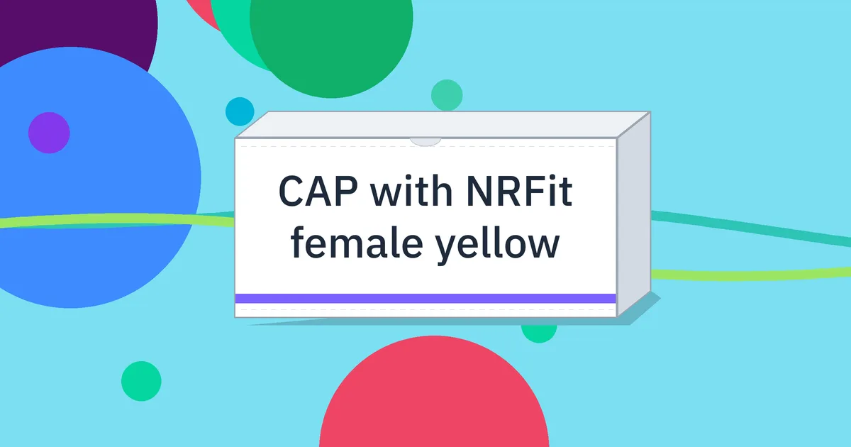 Symbolbild: Packung mit der Aufschrift CAP with NRFit female yellow (PZN 19212325) – Verfügbarkeit und Bezug in Apotheken in Frankfurt am Main