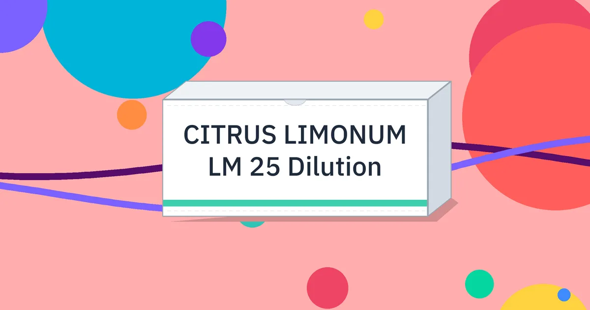 Symbolbild: Packung mit der Aufschrift CITRUS LIMONUM LM 25 Dilution (PZN 13447056) – Verfügbarkeit und Bezug in Apotheken in Frankfurt am Main